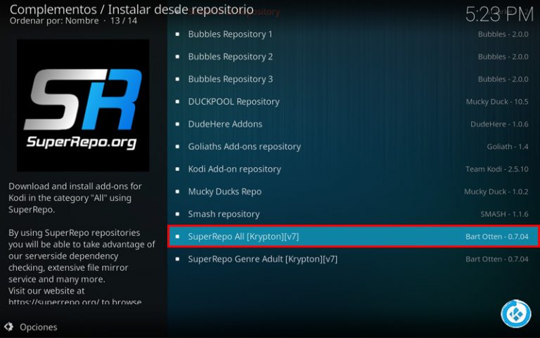Como Instalar Repositorio SuperRepo en Kodi [+3.000] - Mundo Kodi