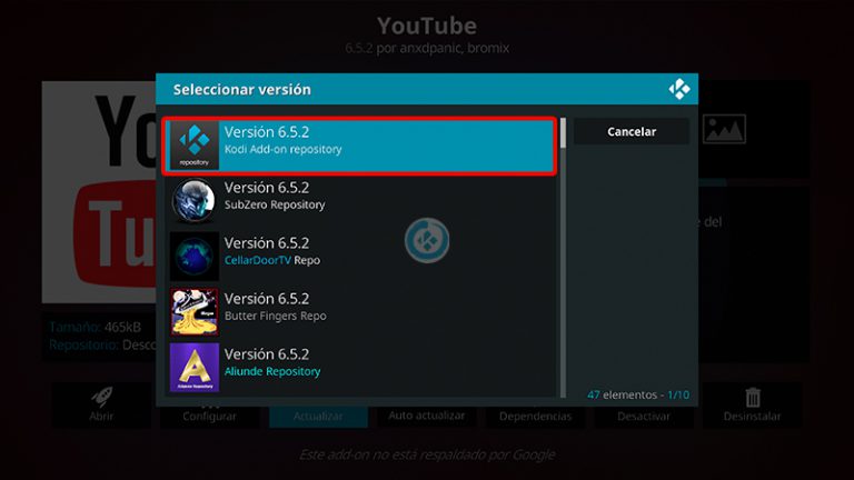 Como Instalar Addon YouTube en Kodi [Addon Indispensable]
