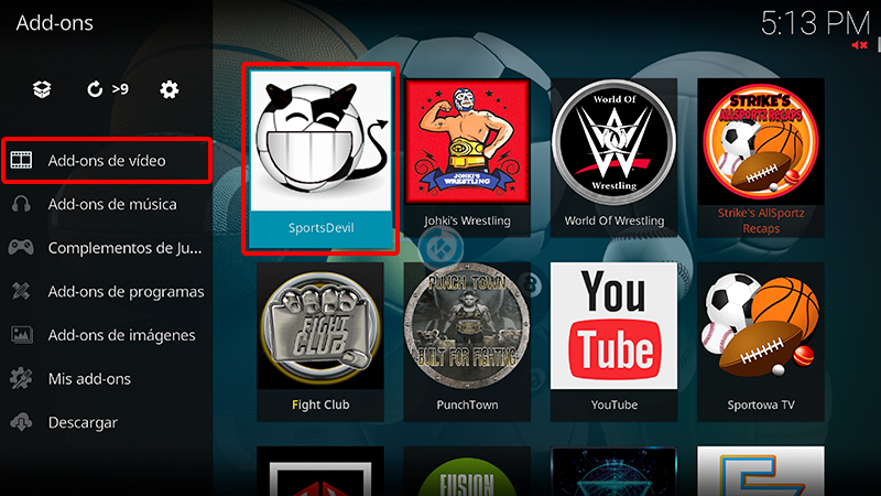 Como Instalar Addon SportsDevil en Kodi [Actualización] - Mundo Kodi