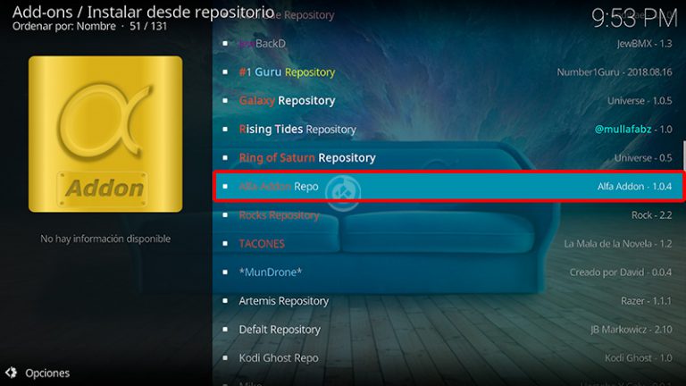 Cómo Instalar Addon Alfa en Kodi [Películas y Series]