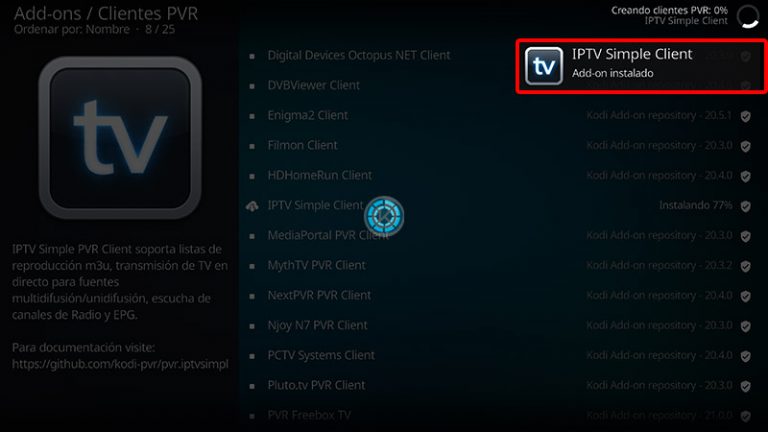 Como Instalar PVR Simple Client en Kodi - Mundo Kodi