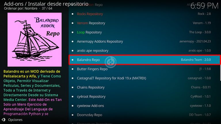 Cómo Instalar Addon Balandro en Kodi [Películas y Series] - MK