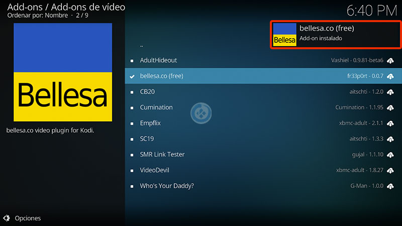 Cómo Instalar Addon Bellesa en Kodi [Adultos] - Mundo Kodi